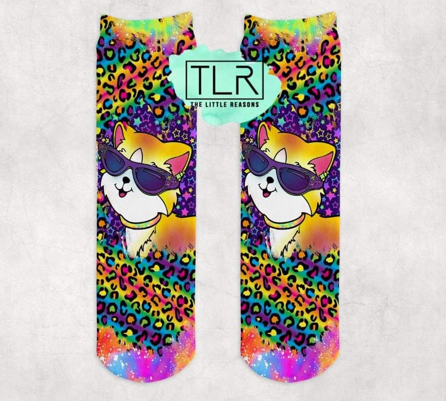 Lisa Frank Cool Cat Socks – The Little Reasons