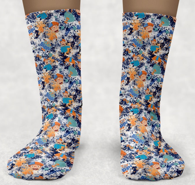 Blippi Watercolor Socks – The Little Reasons